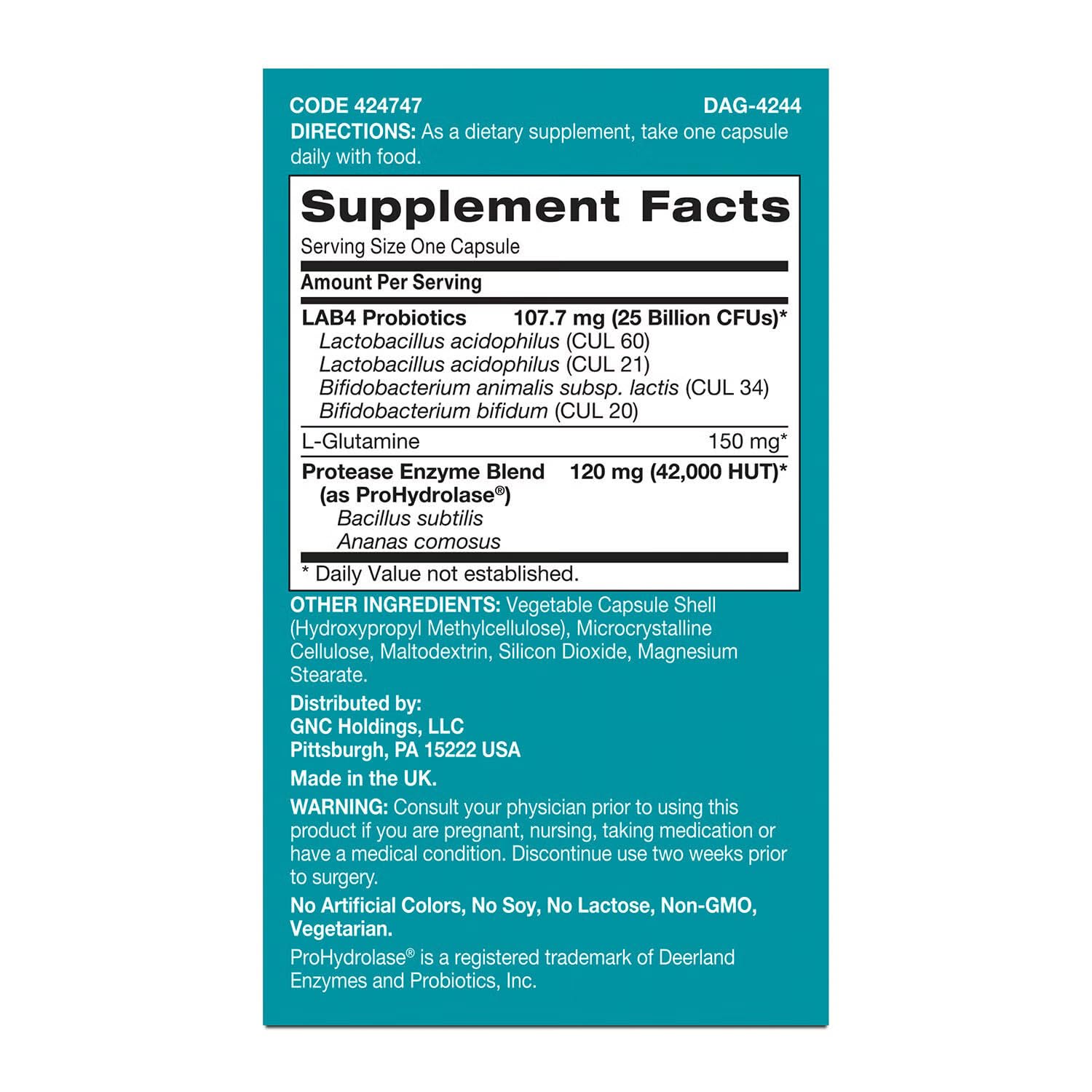 Probiotic Plus Enzymes for digestion
