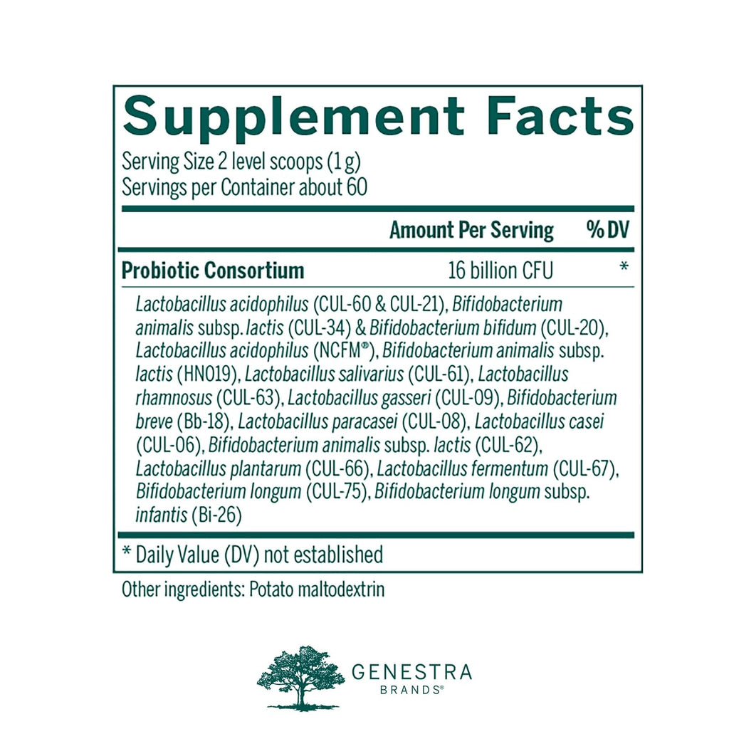 Probiotic powder for digestive health
