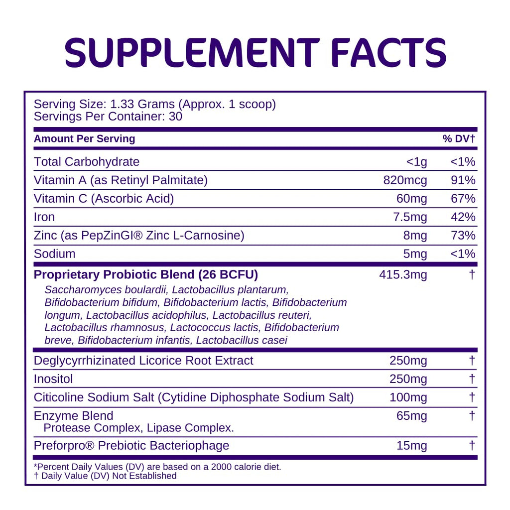 probiotic powder for digestive health