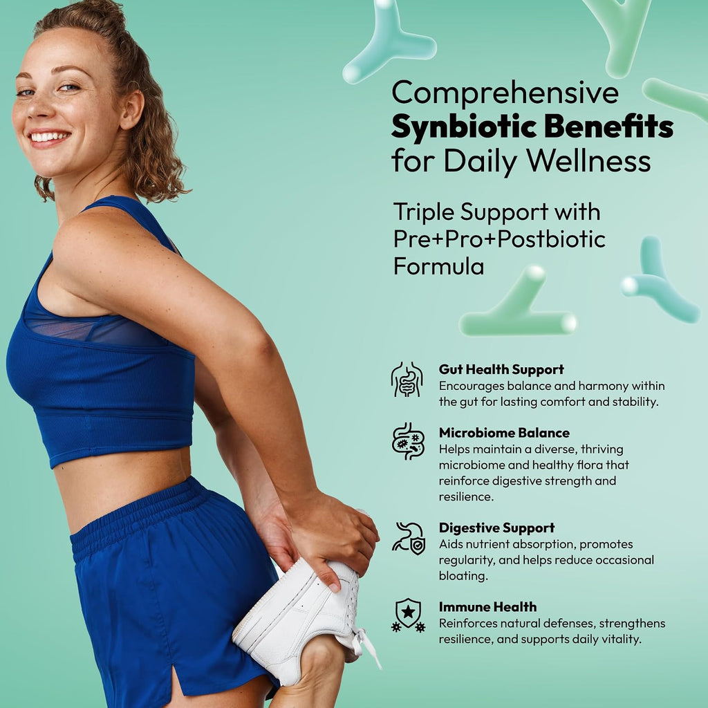 Probiotic prebiotic postbiotic blend