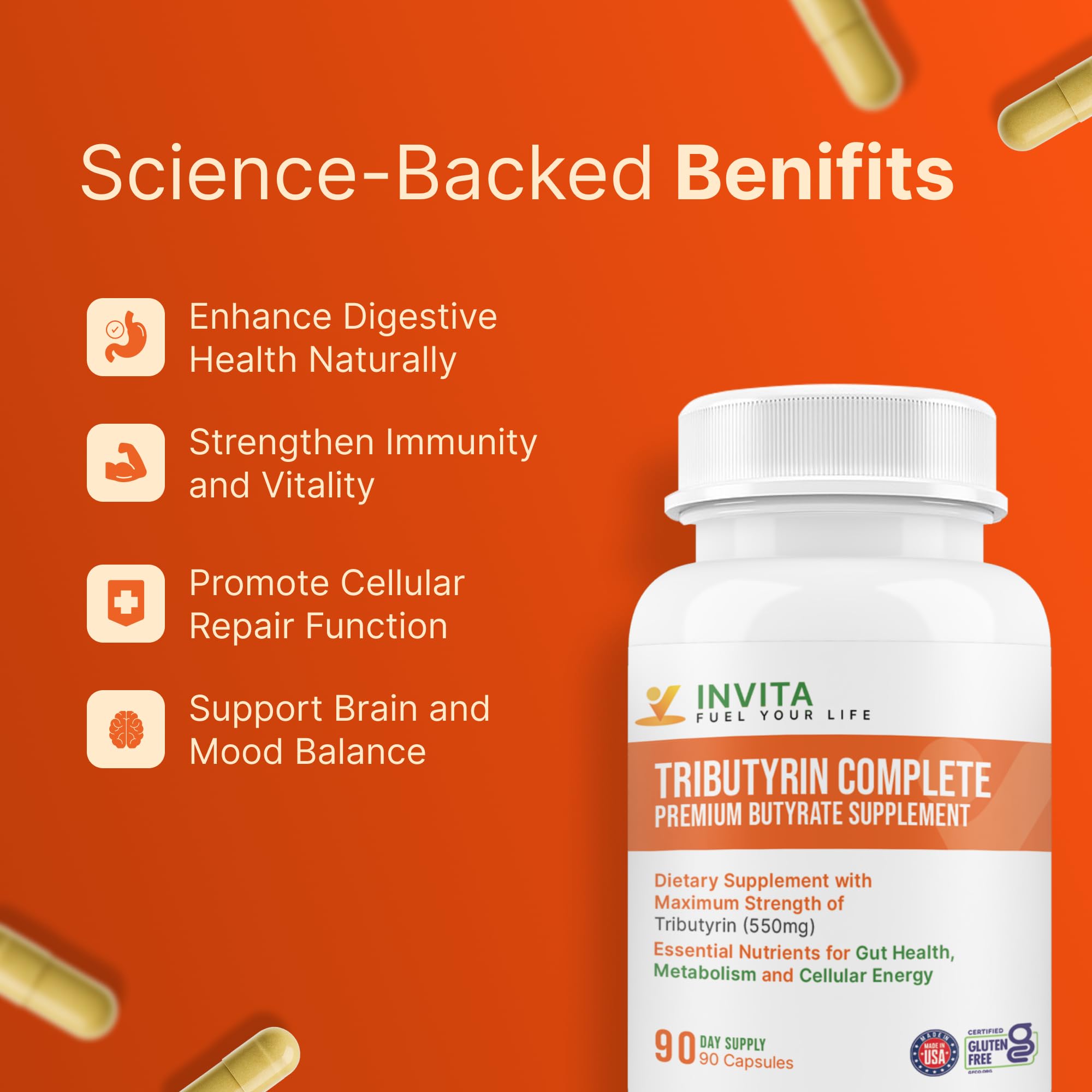 probiotic-rich butyrate for better digestion