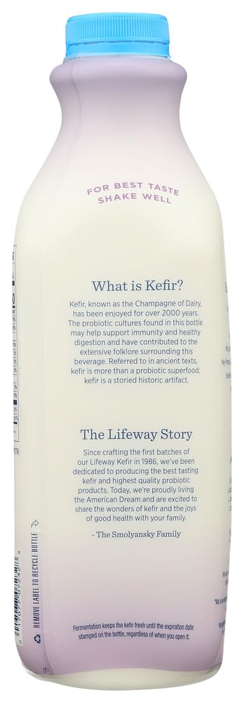 probiotic-rich whole milk drink