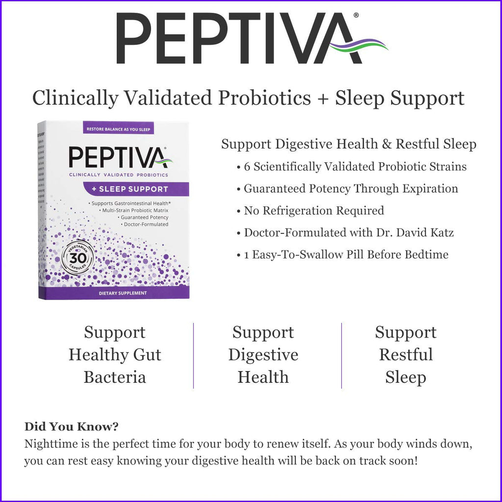 Probiotic sleep support for restful nights