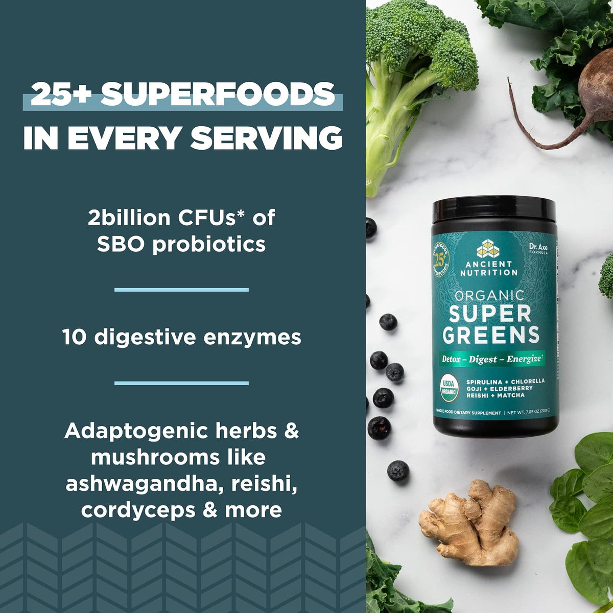 probiotic super greens for gut health