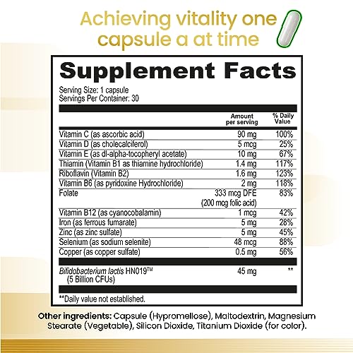 probiotic supplement for daily vitality