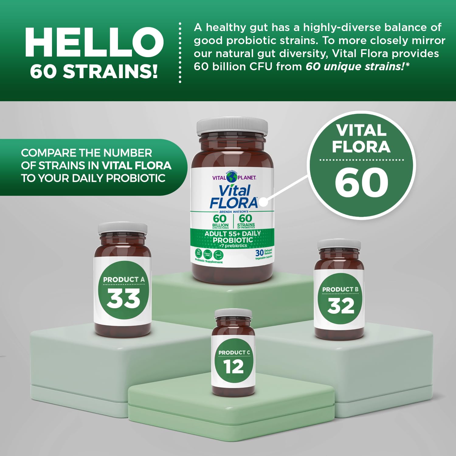 Probiotic supplement for seniors