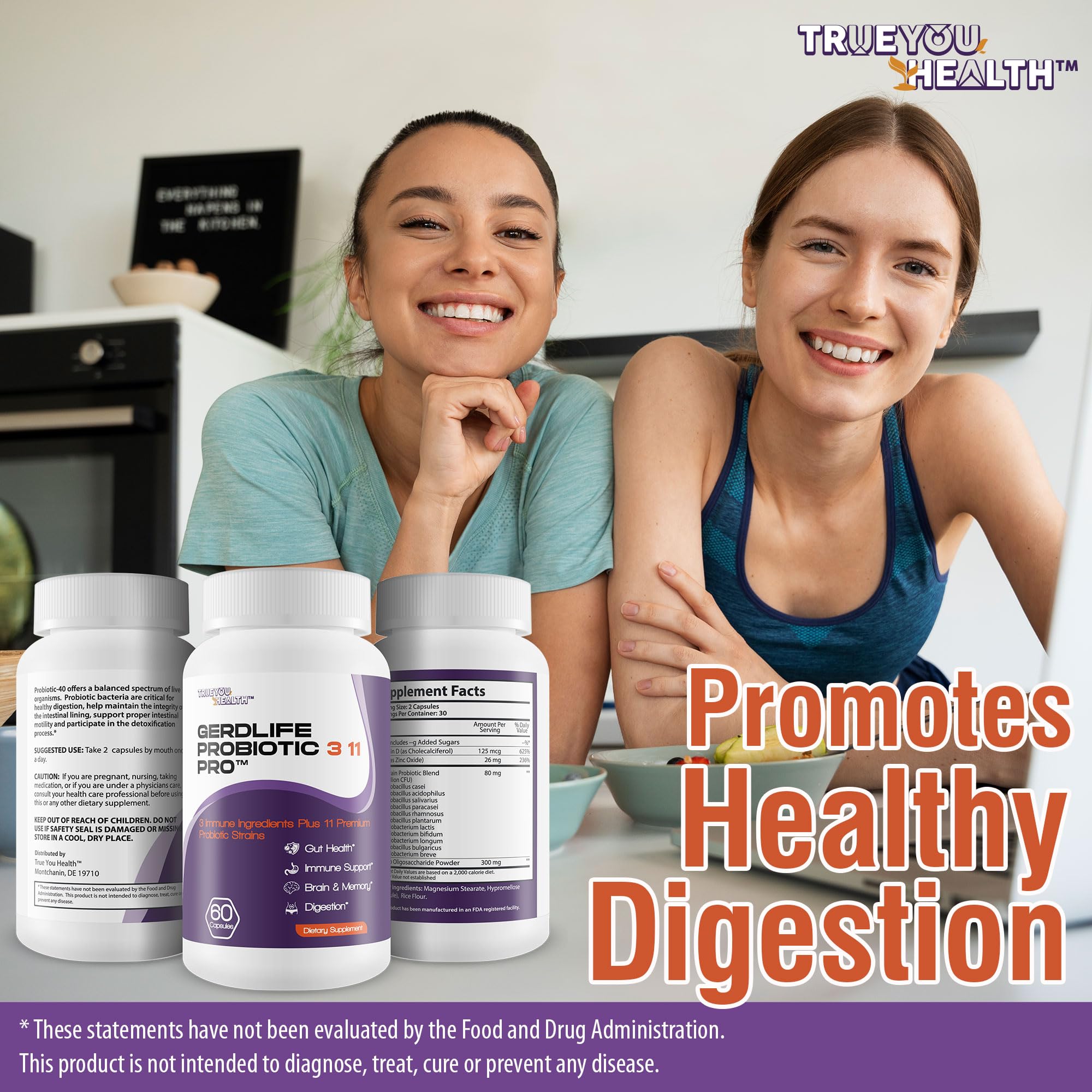 Probiotic supplements for reflux management