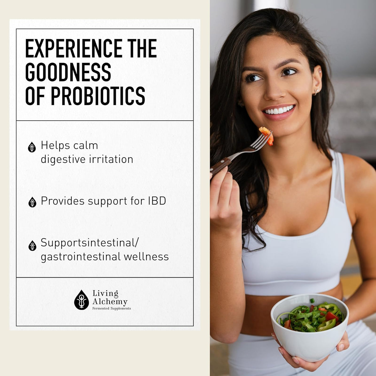 Probiotic support for gut balance