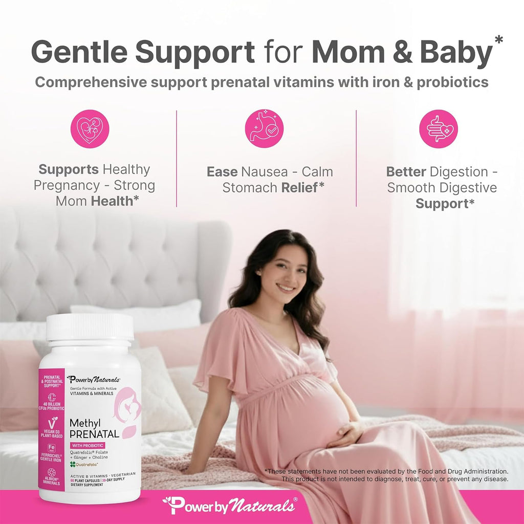 Probiotic support in prenatal vitamins