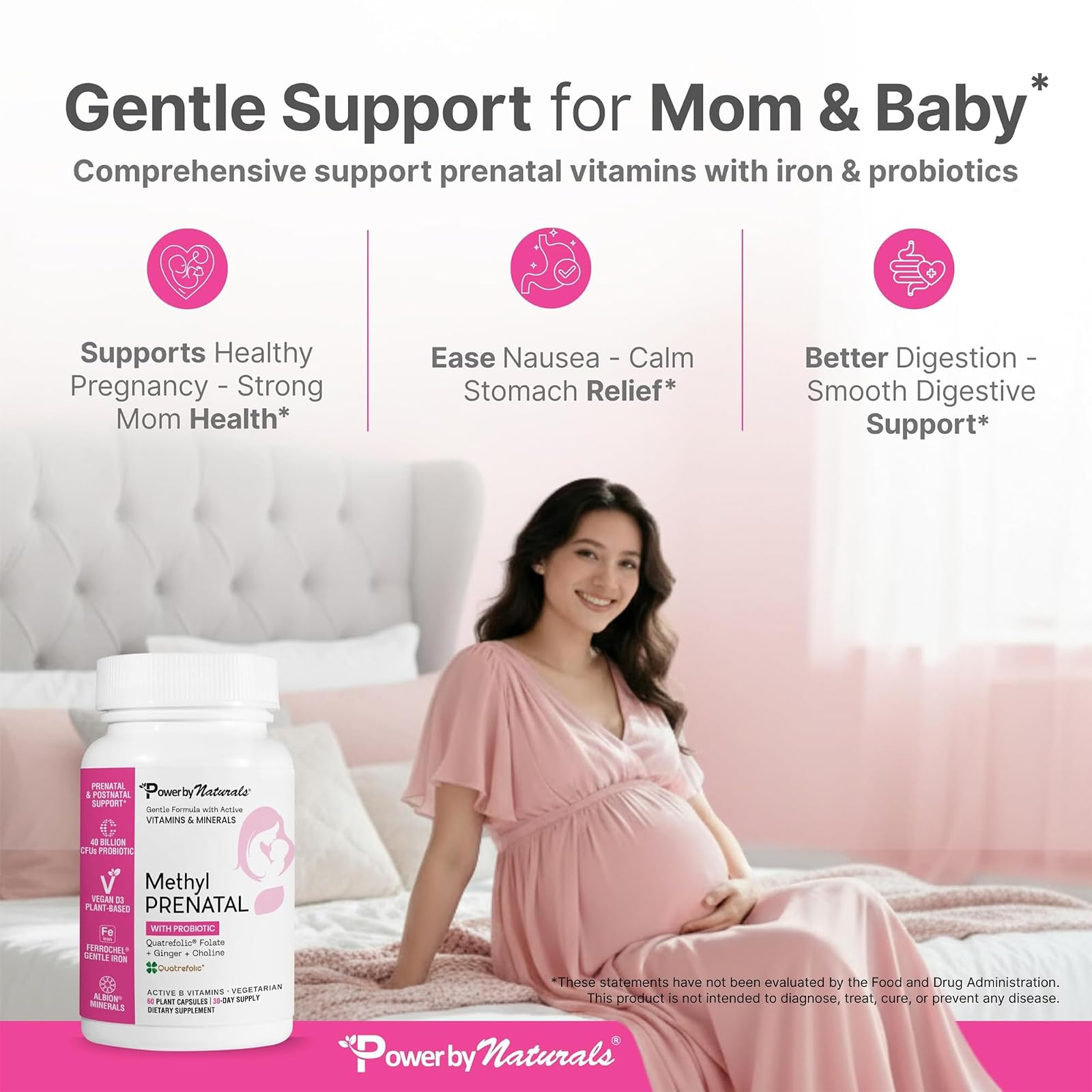 Probiotic support in prenatal vitamins