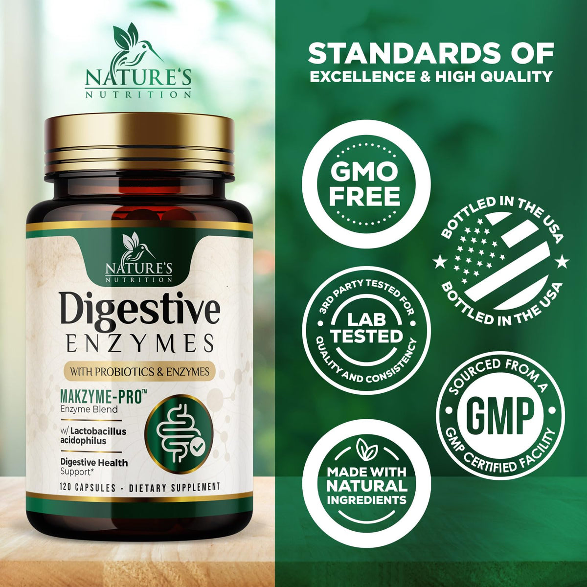probiotic support with digestive enzymes