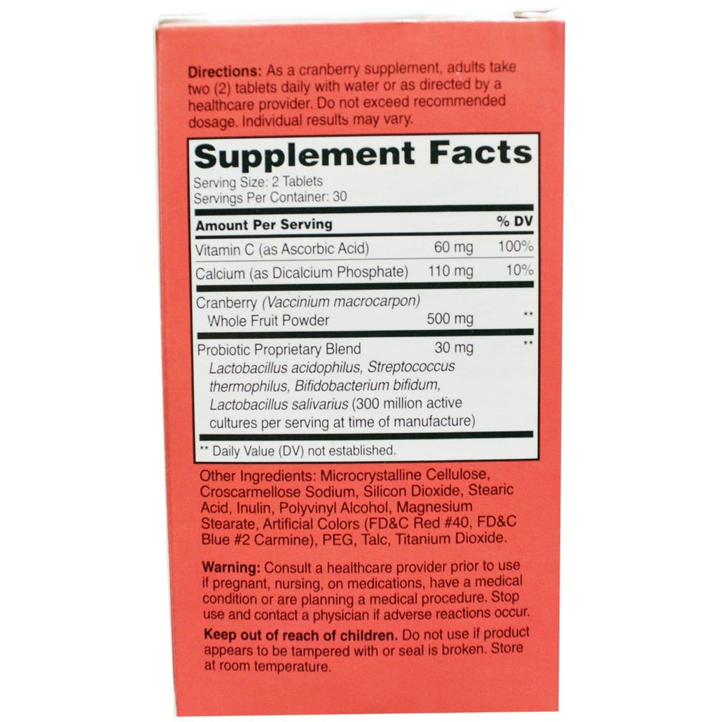 Probiotic tablets for gut support