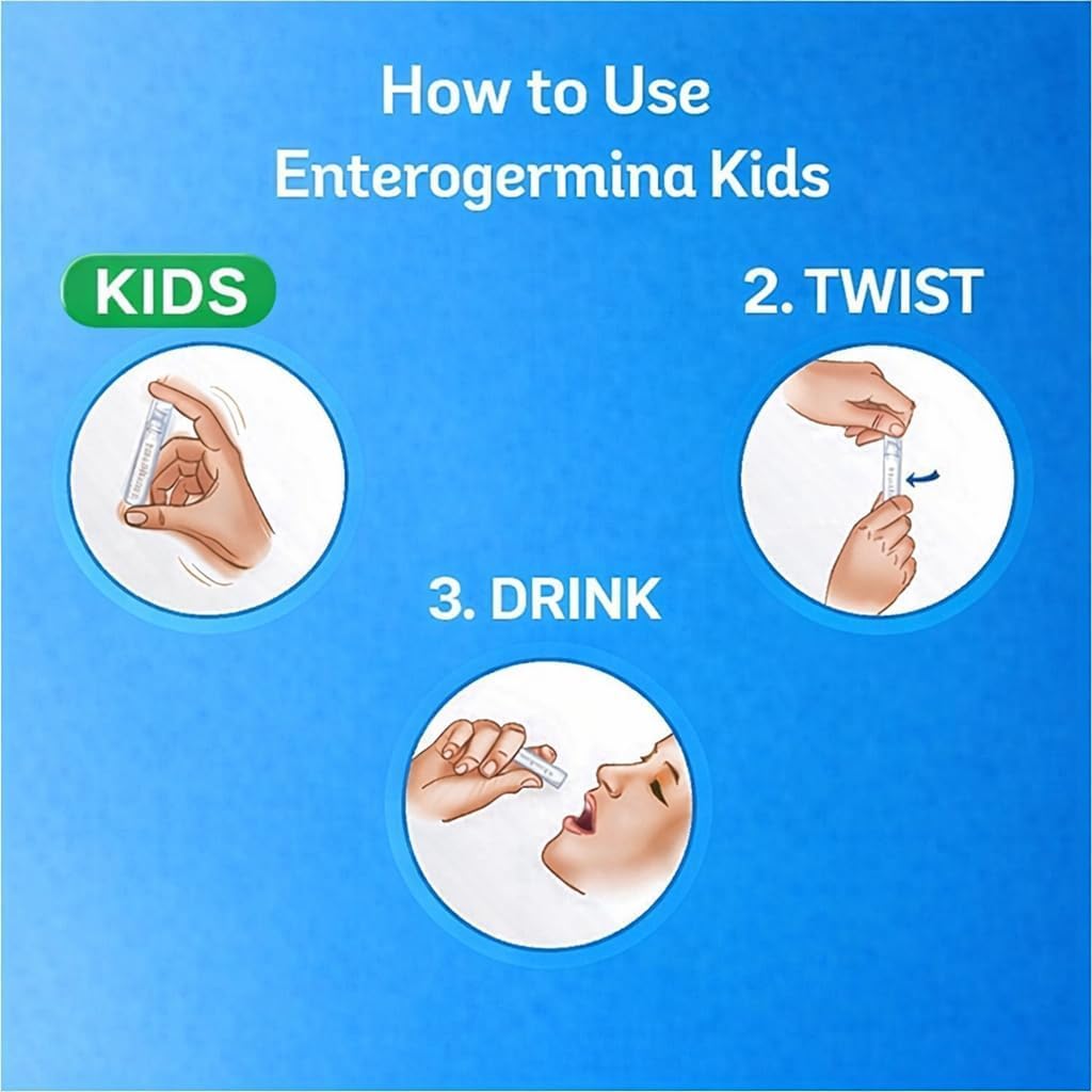 Probiotic vials for kids wellness
