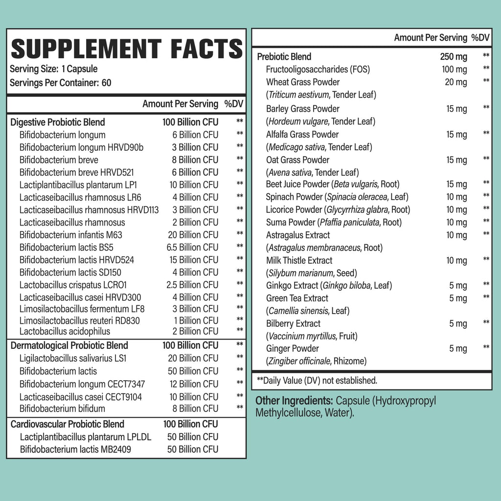 probiotics 24 strains for digestive support