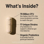 probiotics 50 billion CFU for optimal digestion