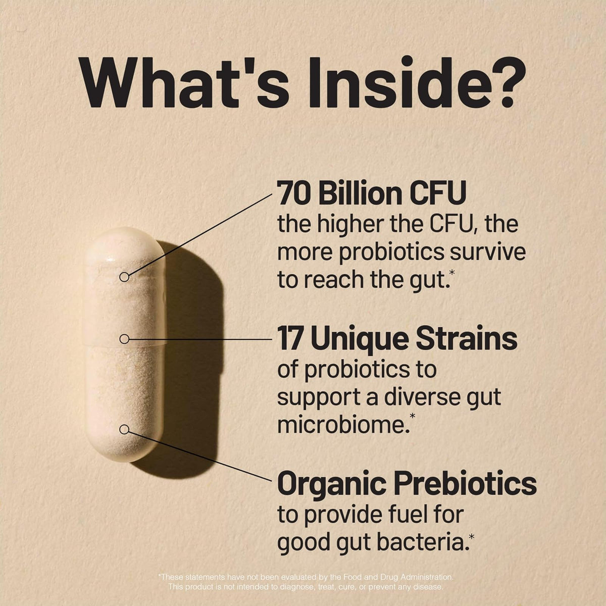 probiotics 50 billion CFU for optimal digestion