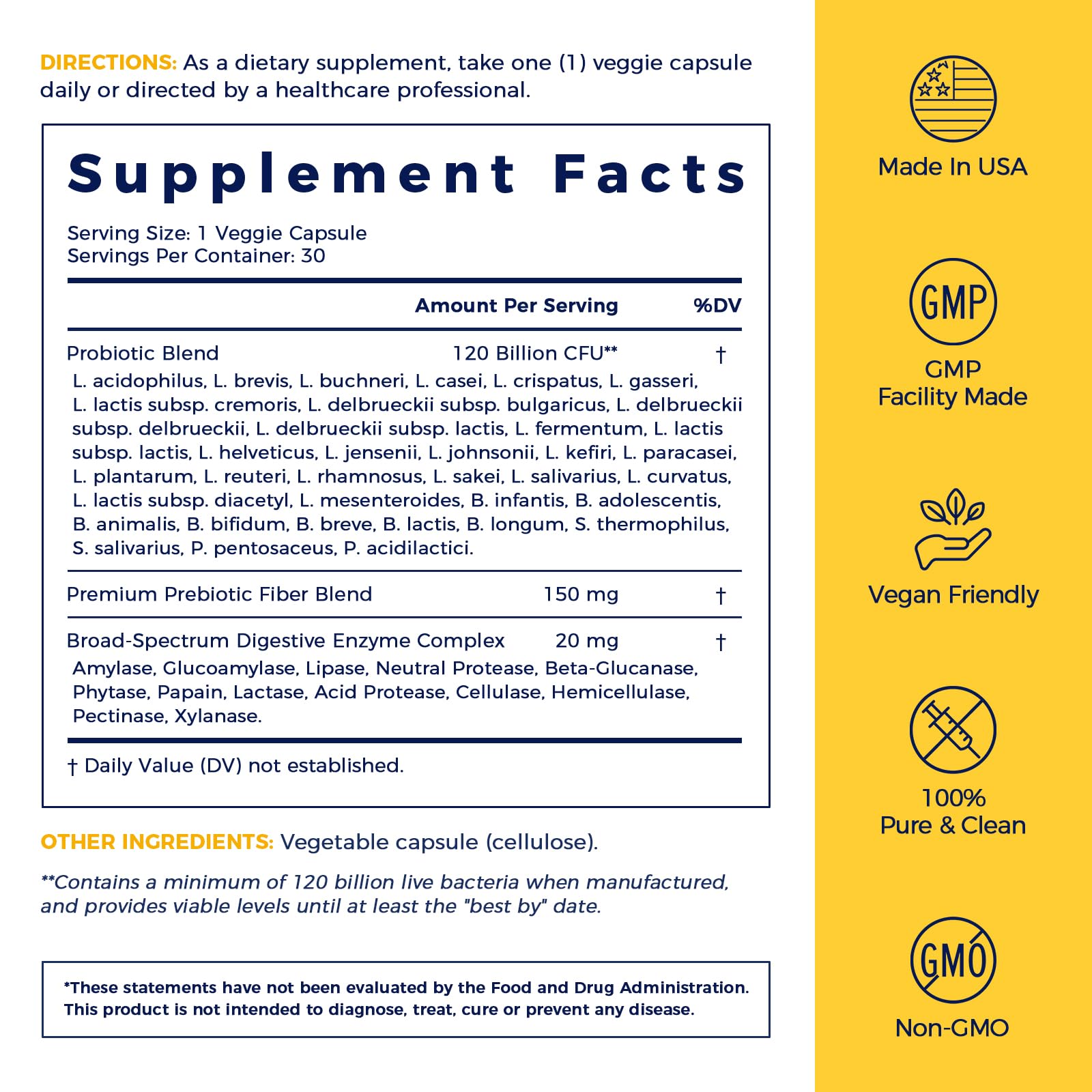 probiotics 50 billion CFU strength