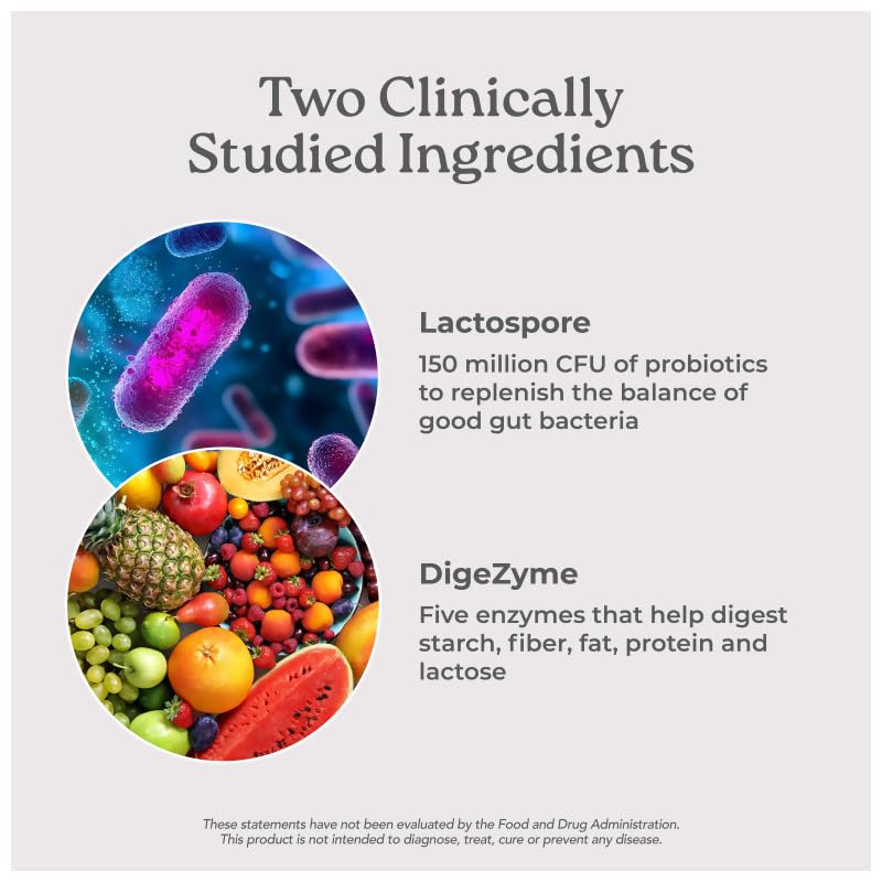 Probiotics and digestive enzymes packets