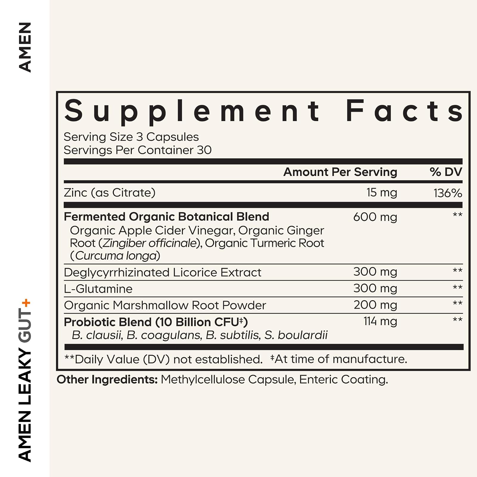 probiotics and l-glutamine blend