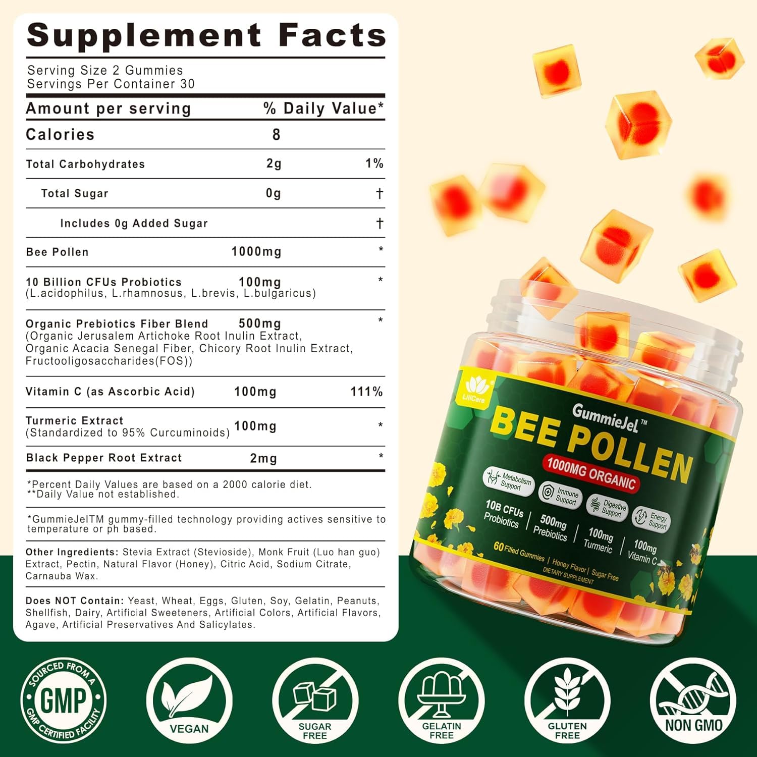 probiotics and prebiotics in gummies