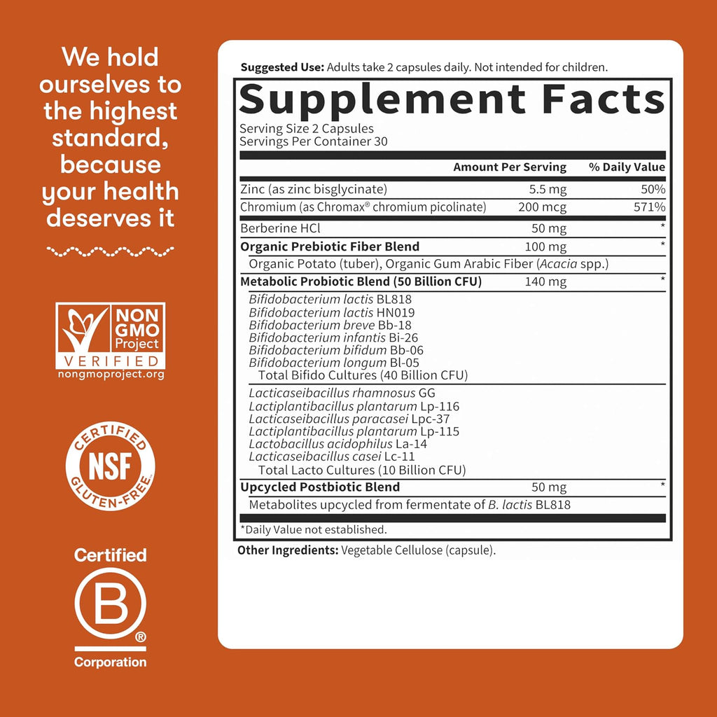 probiotics for balanced blood sugar