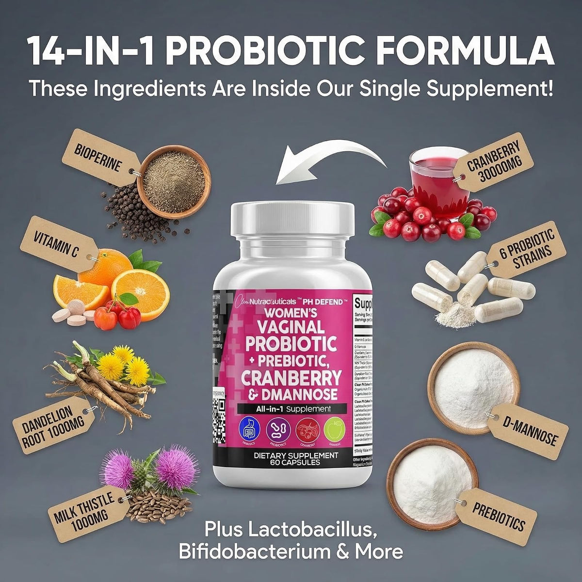 probiotics for balanced feminine flora