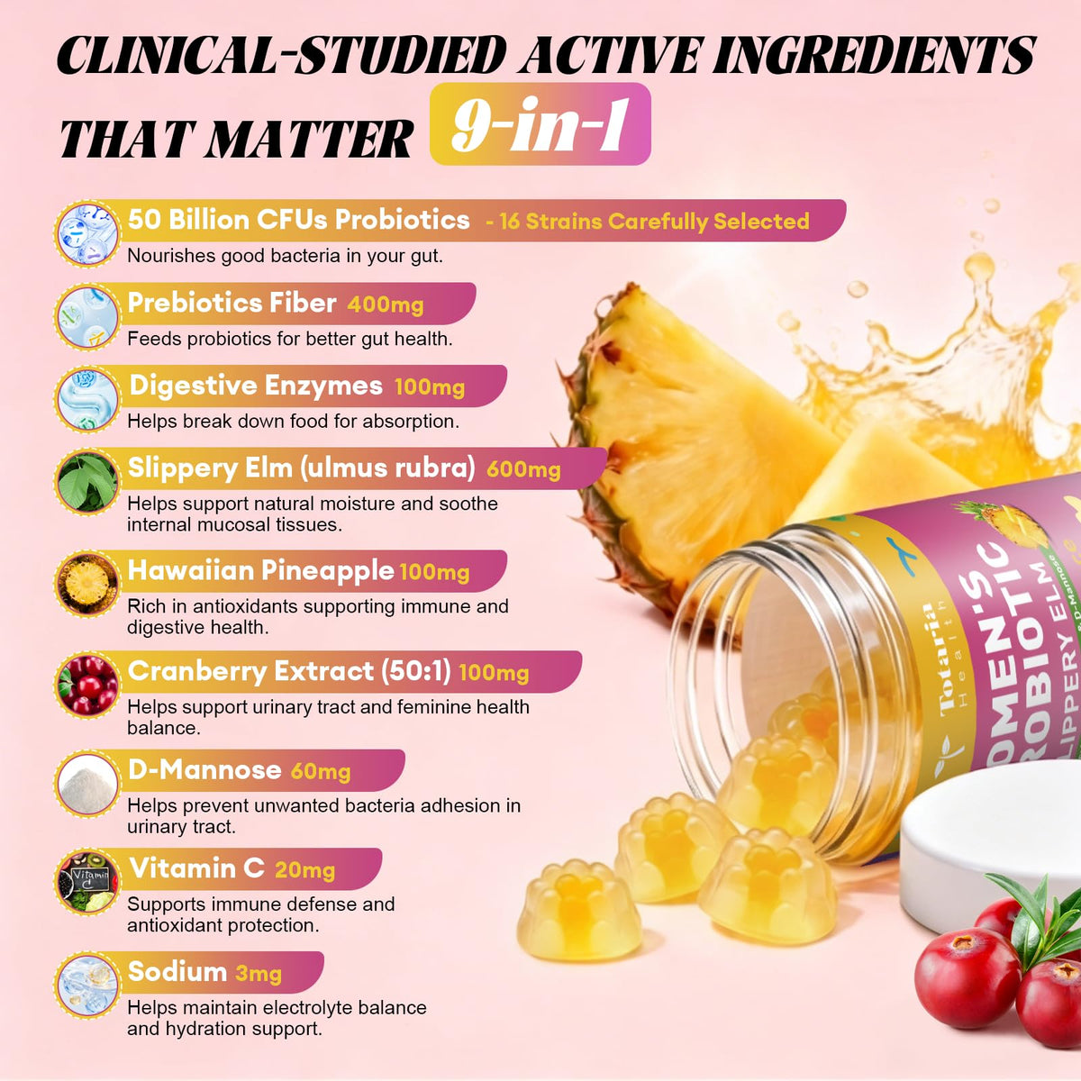 probiotics for balanced feminine flora