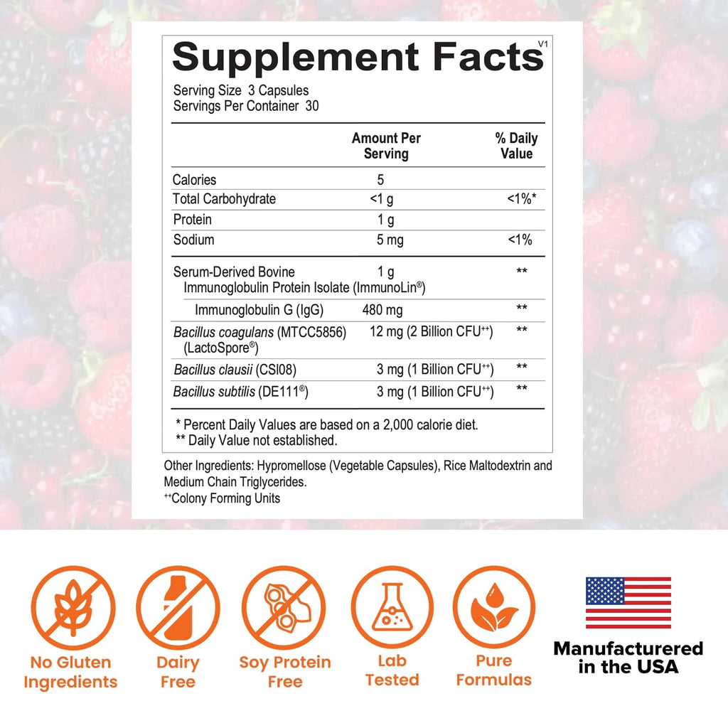 probiotics for balanced gut flora