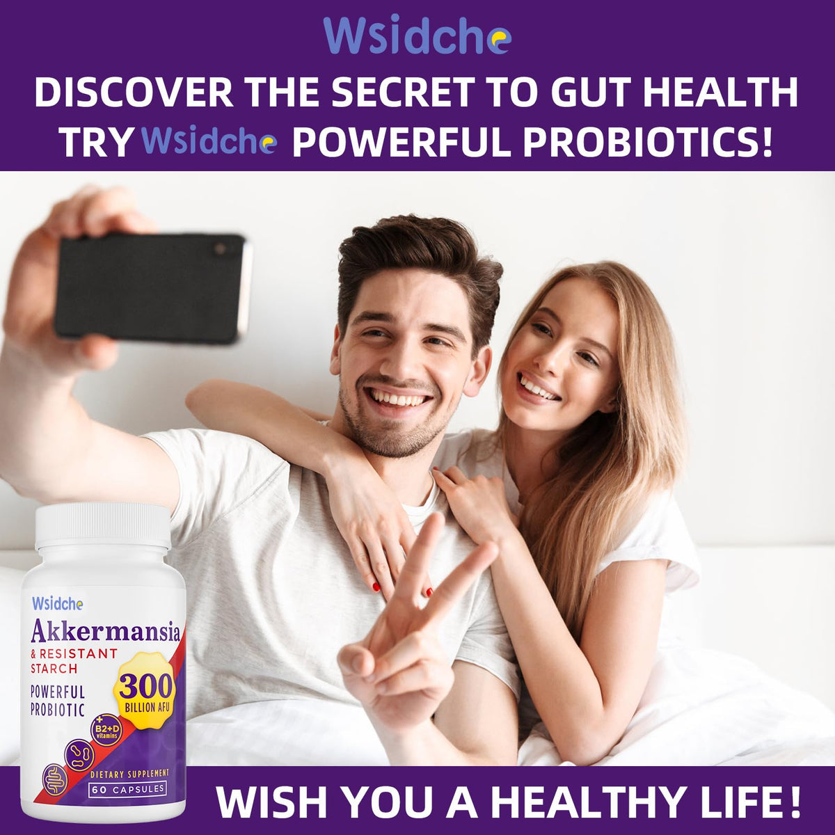 Probiotics for balanced gut microbiome
