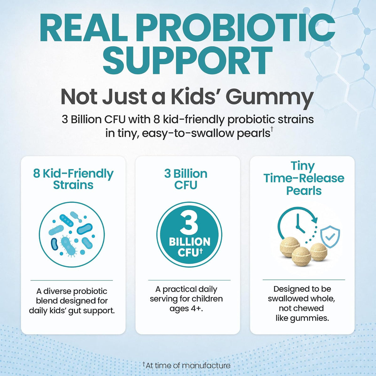 probiotics for kids with 60 pearls