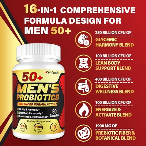 probiotics for men 50+ energy boost