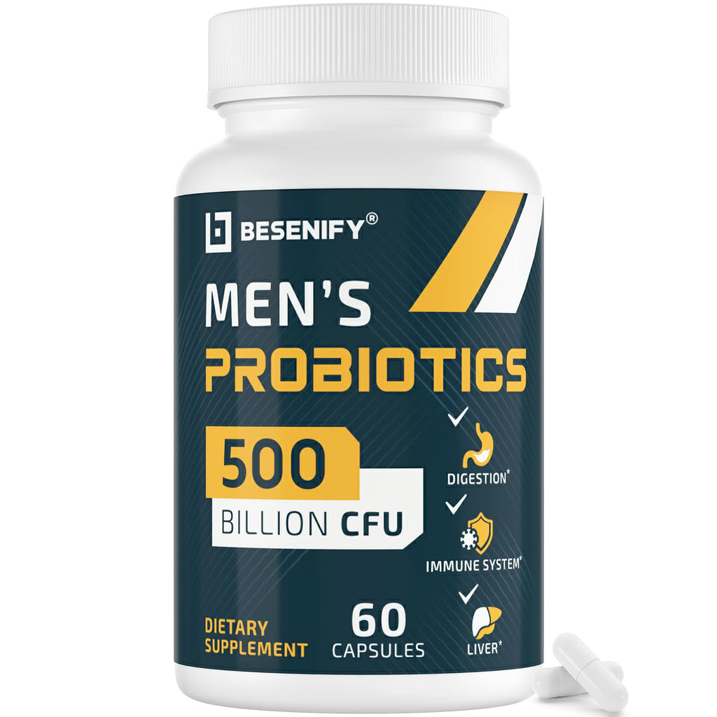 probiotics for men 500 billion CFUs
