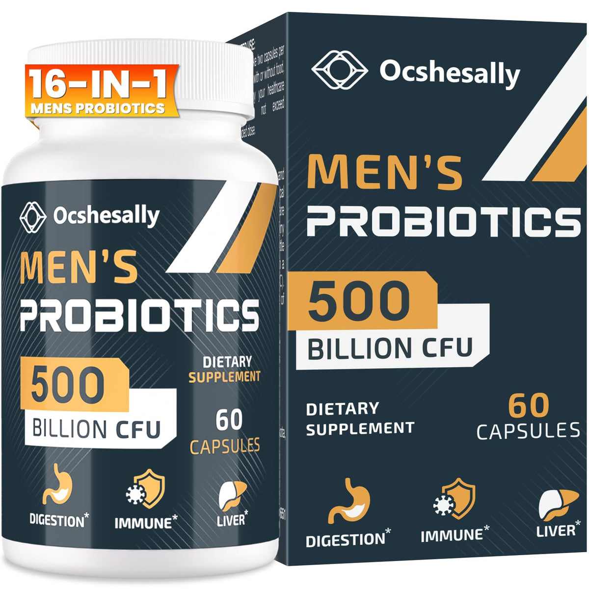 probiotics for men 500 billion CFUs