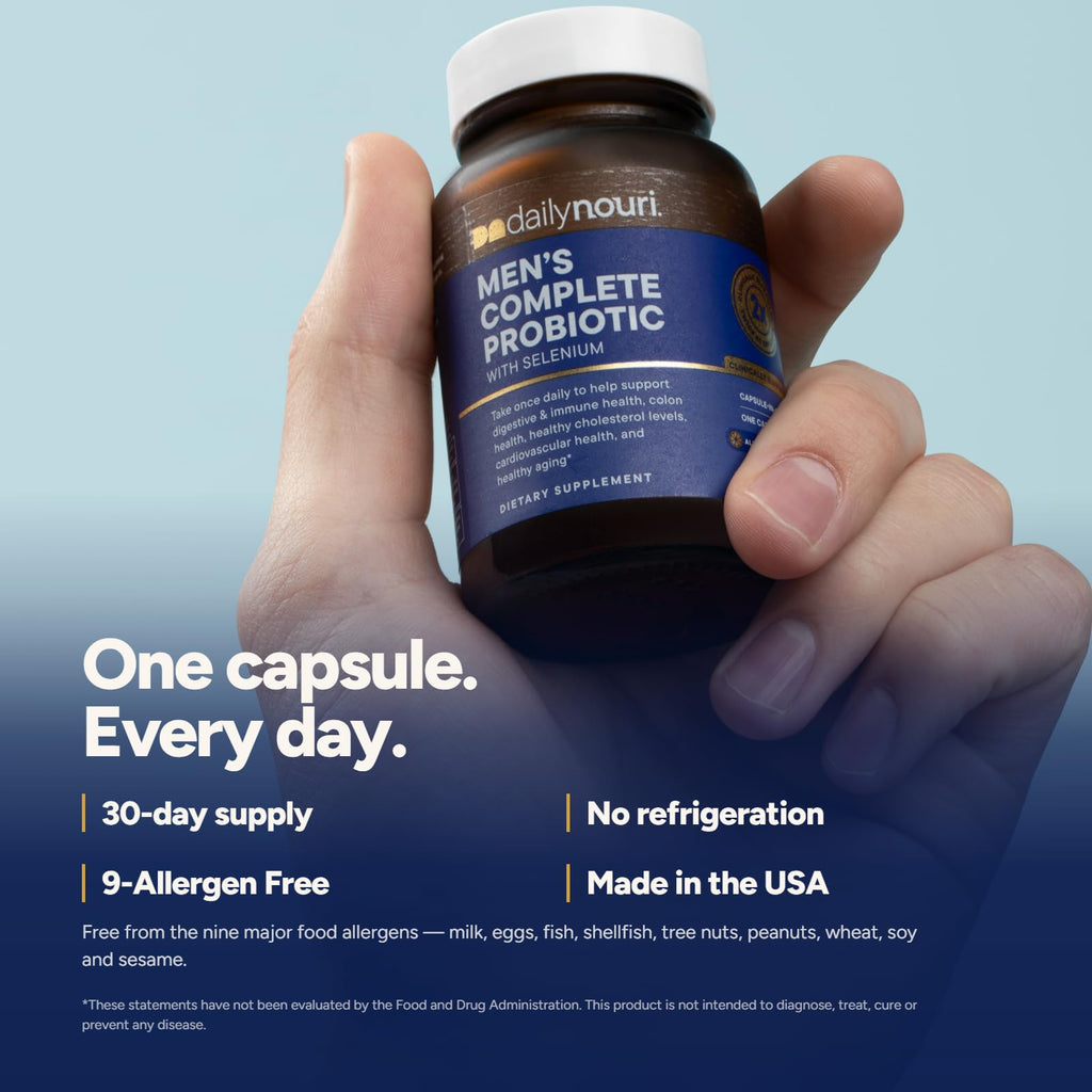 Probiotics for men's digestive comfort