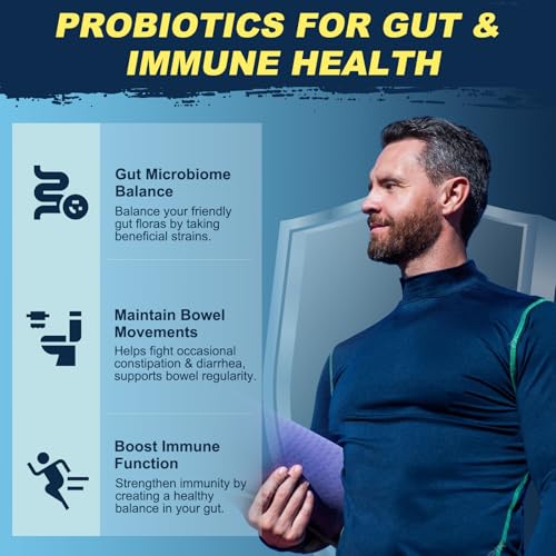 probiotics for men's gut balance