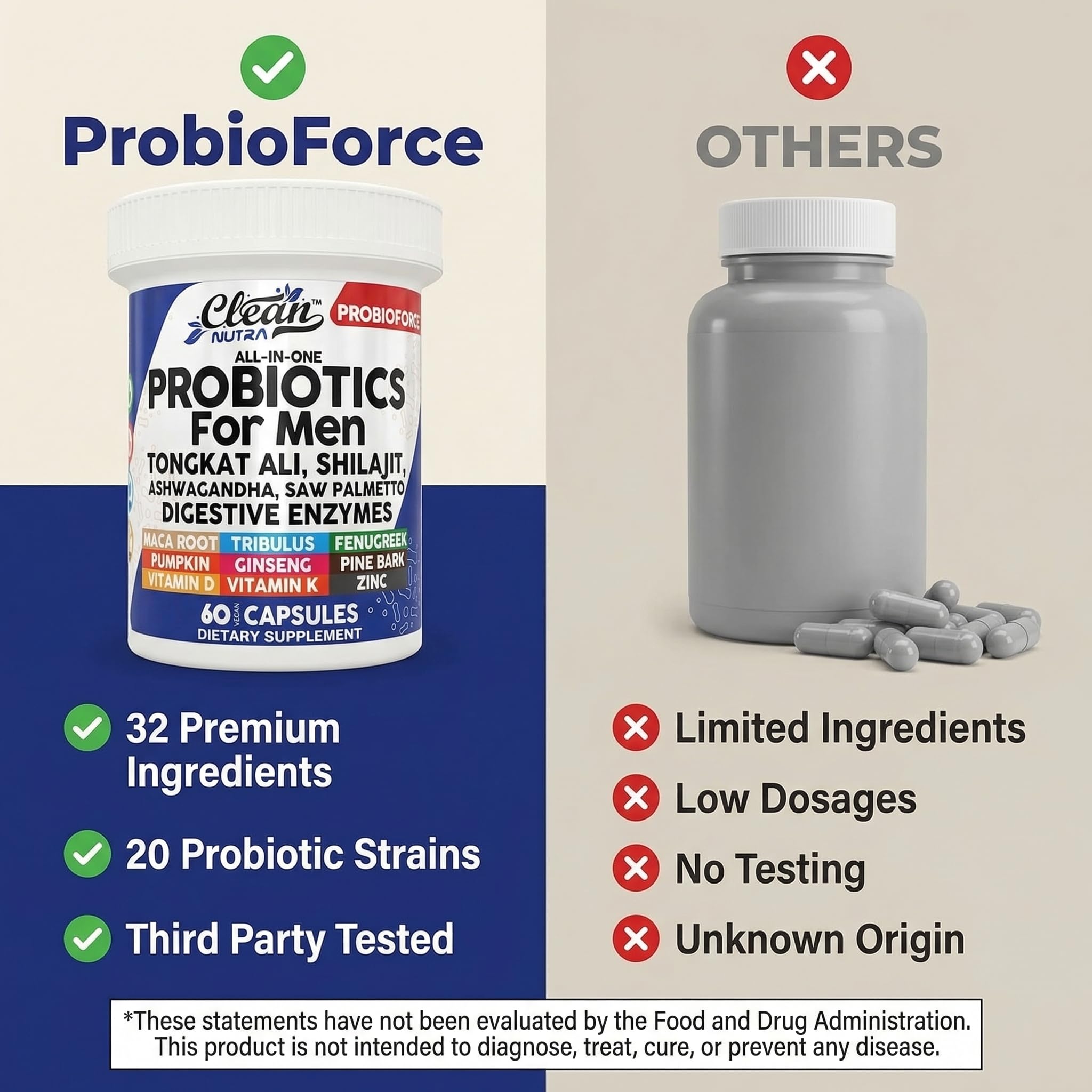 probiotics for men's gut health