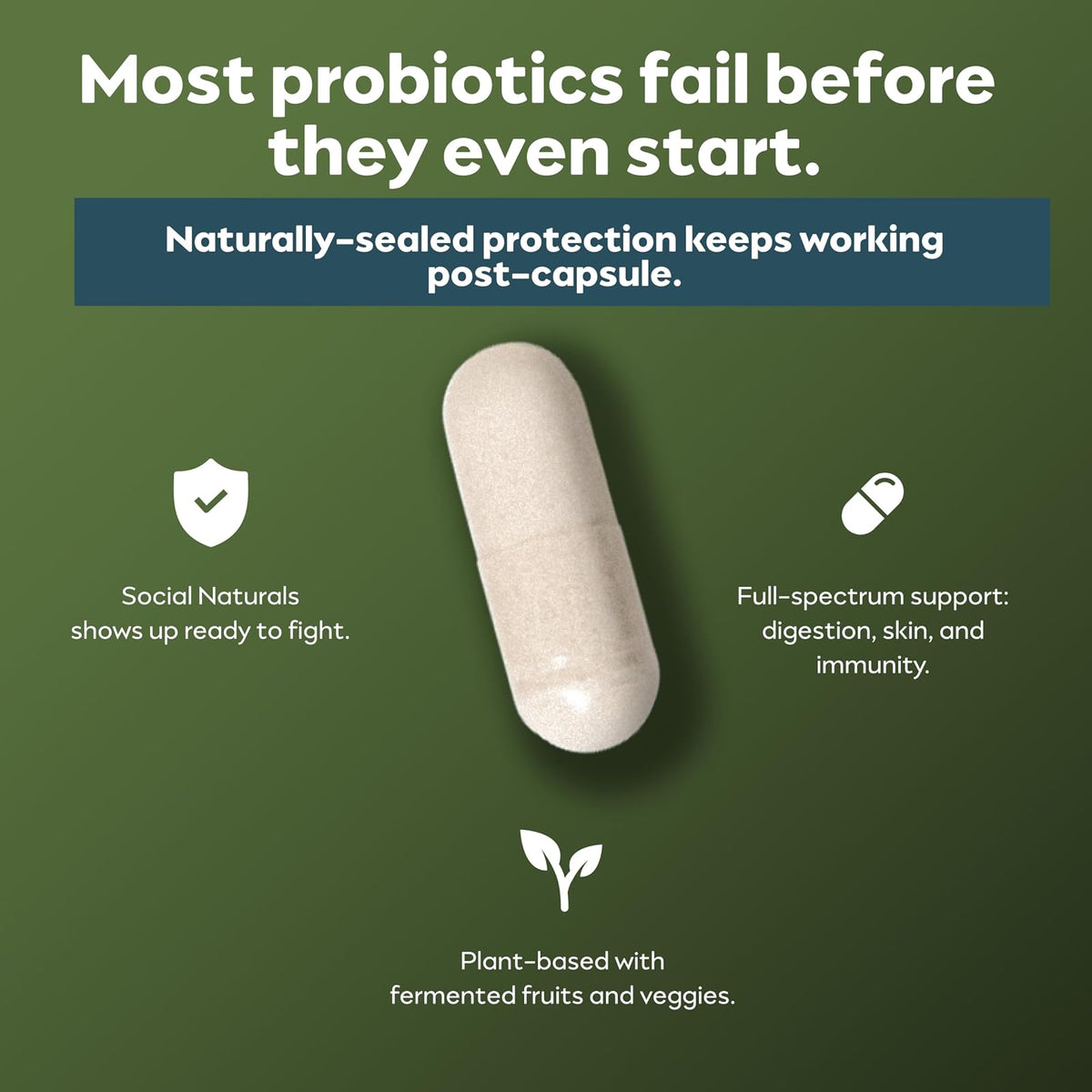 Probiotics for men's overall wellness