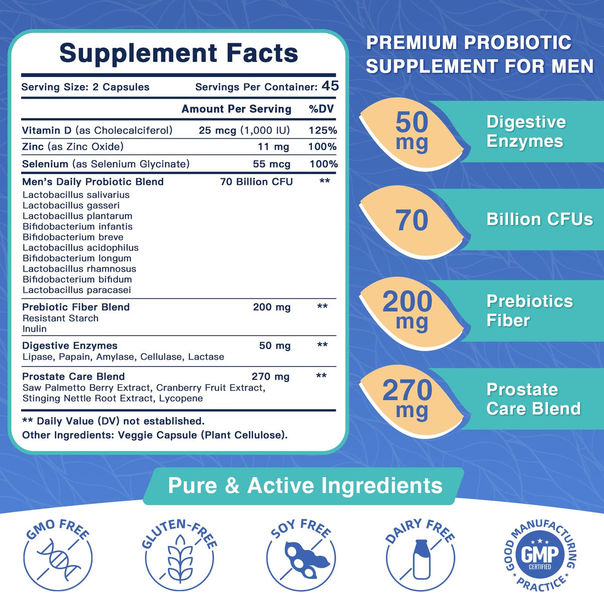 probiotics for men's wellness