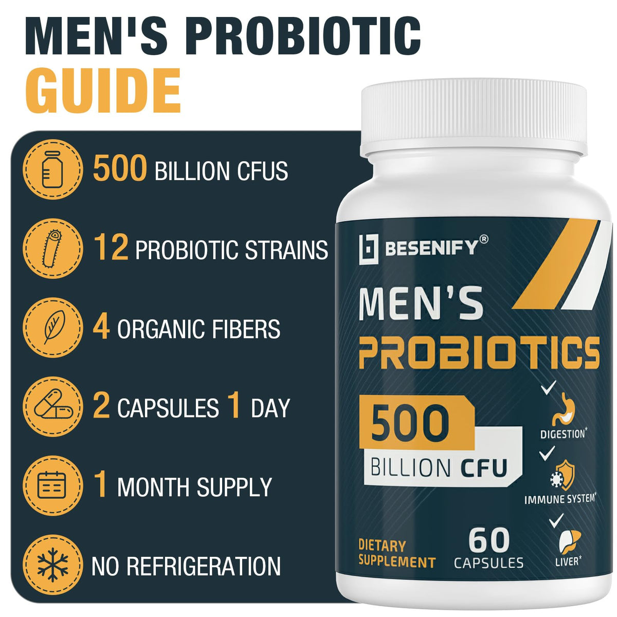 probiotics for men's wellness