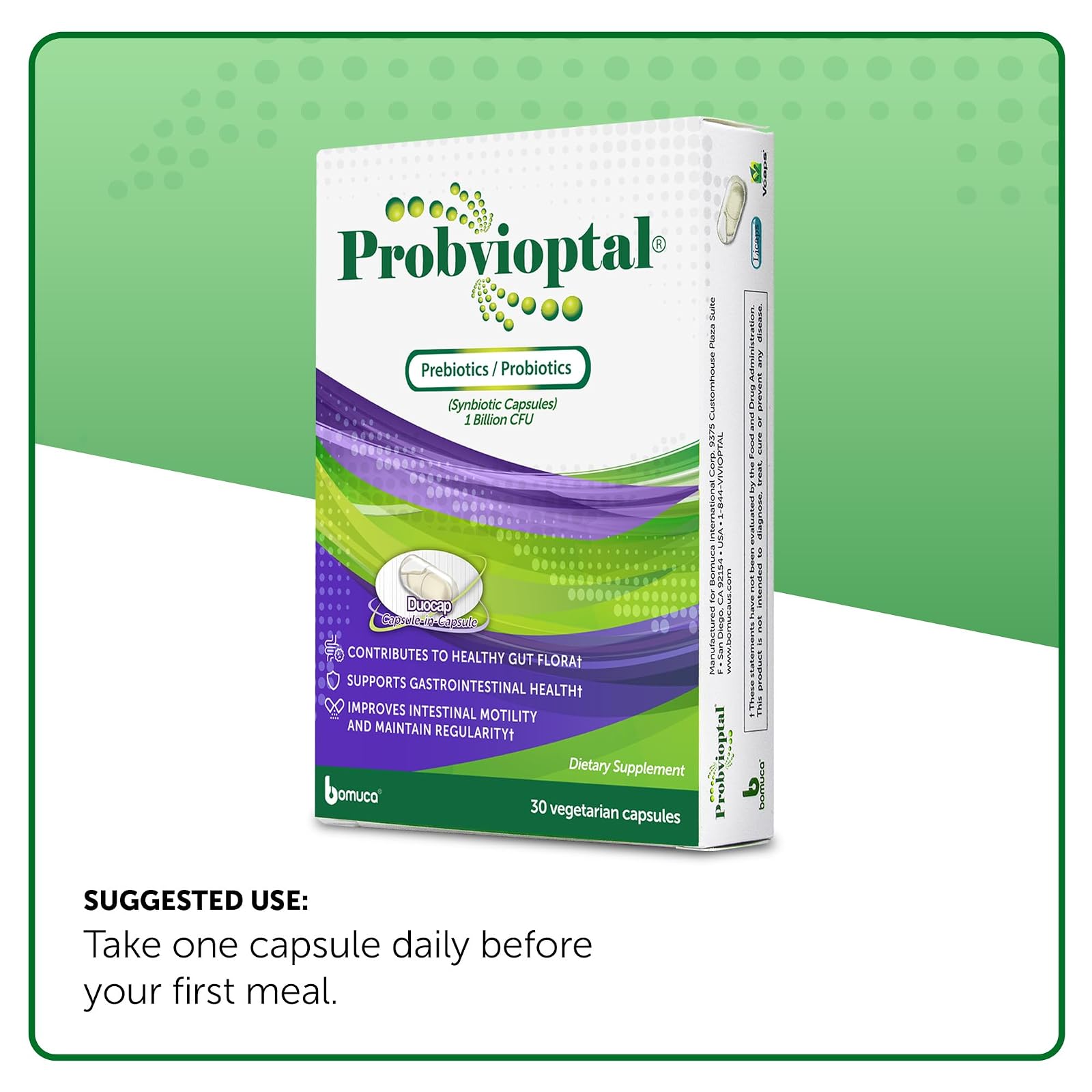 Probiotics for men with 1 billion CFU