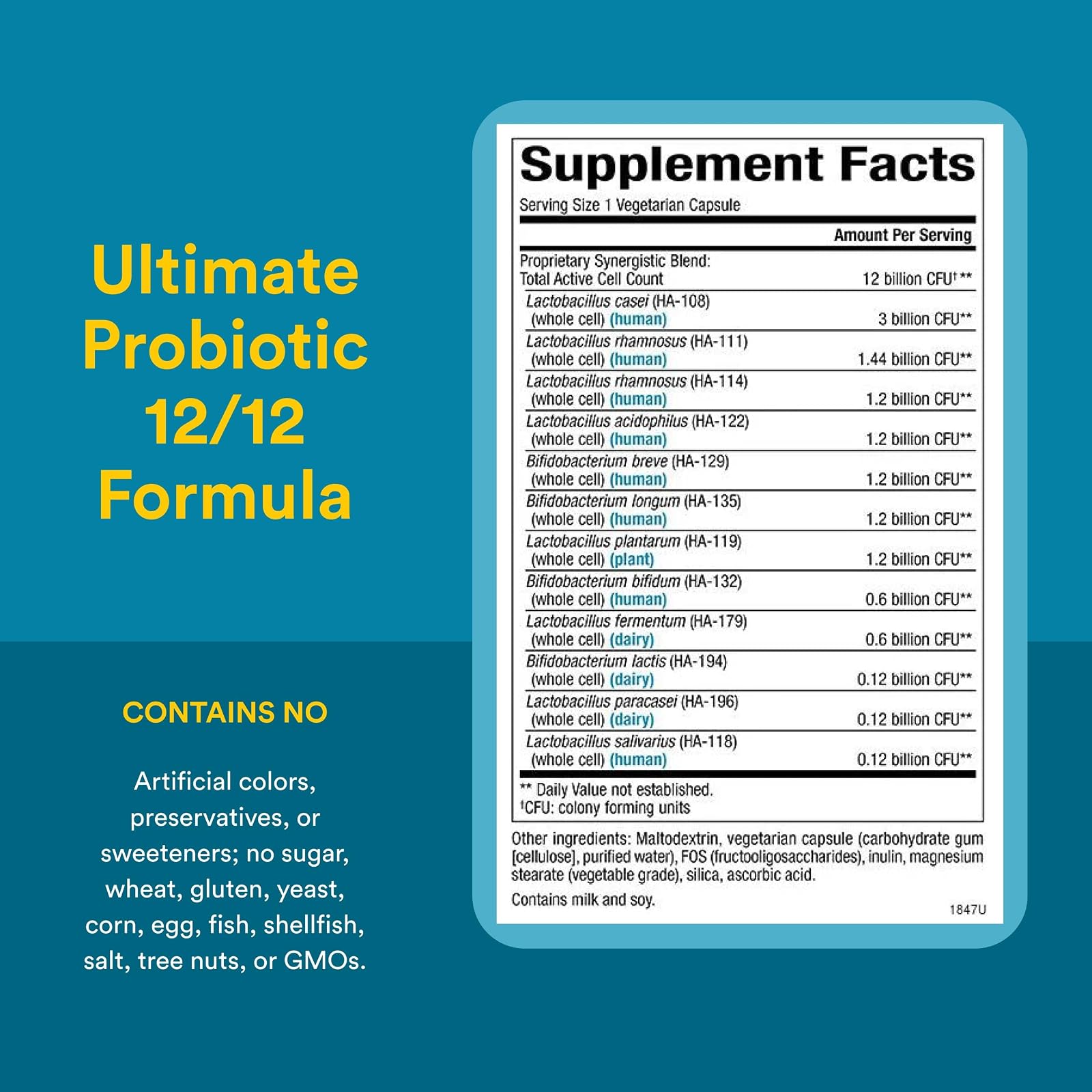 probiotics for men with 12 billion