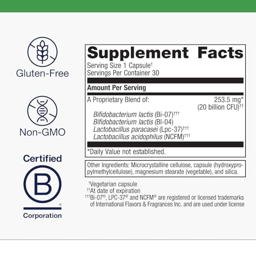 probiotics for men with 20 billion CFU