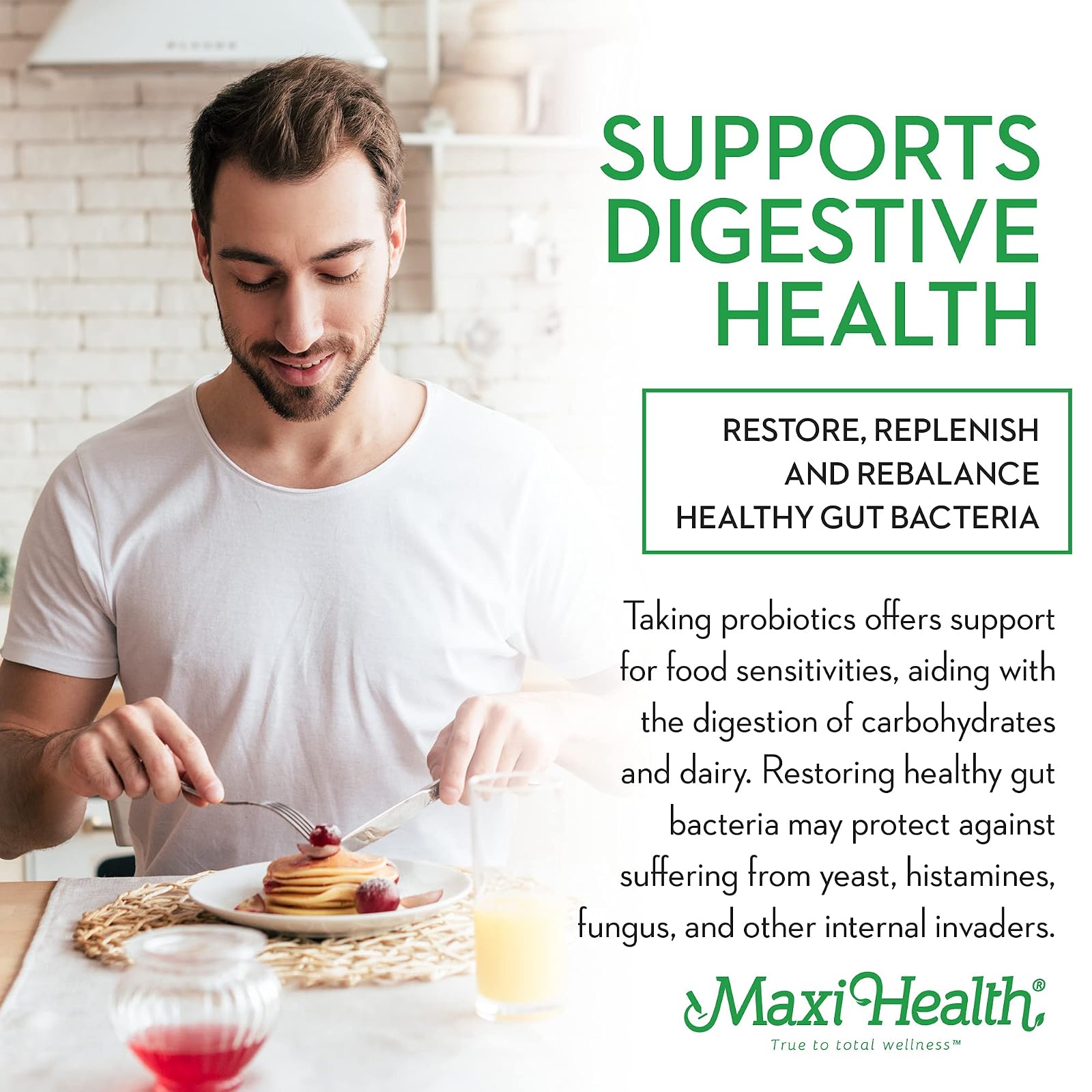 probiotics for men with 20 billion CFU