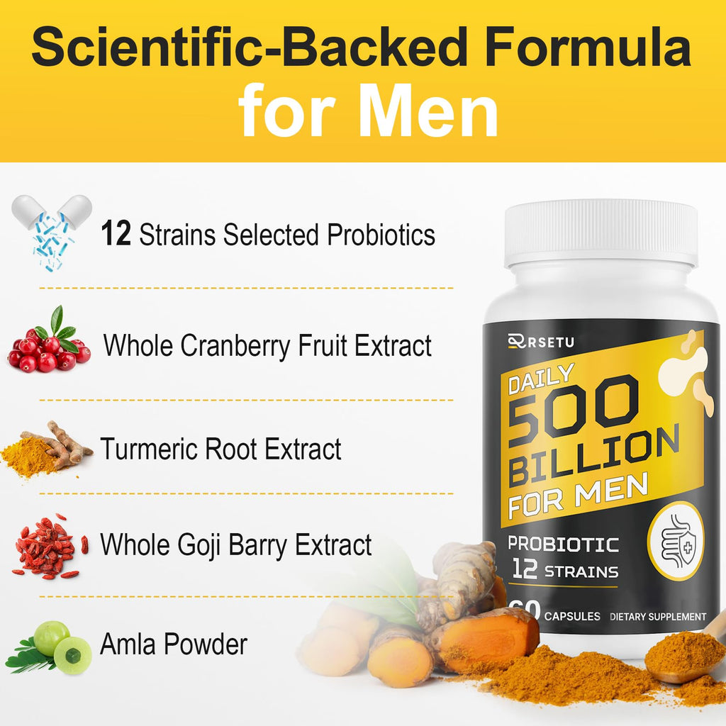 probiotics for men with 240 capsules