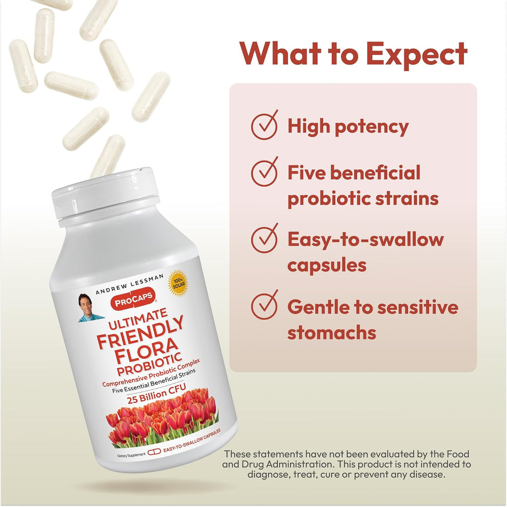 probiotics for men with 25 billion CFU
