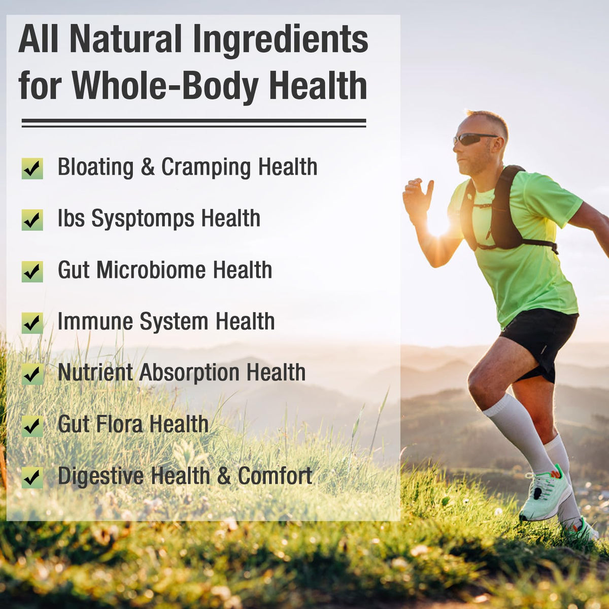 probiotics for men with 300 billion CFU