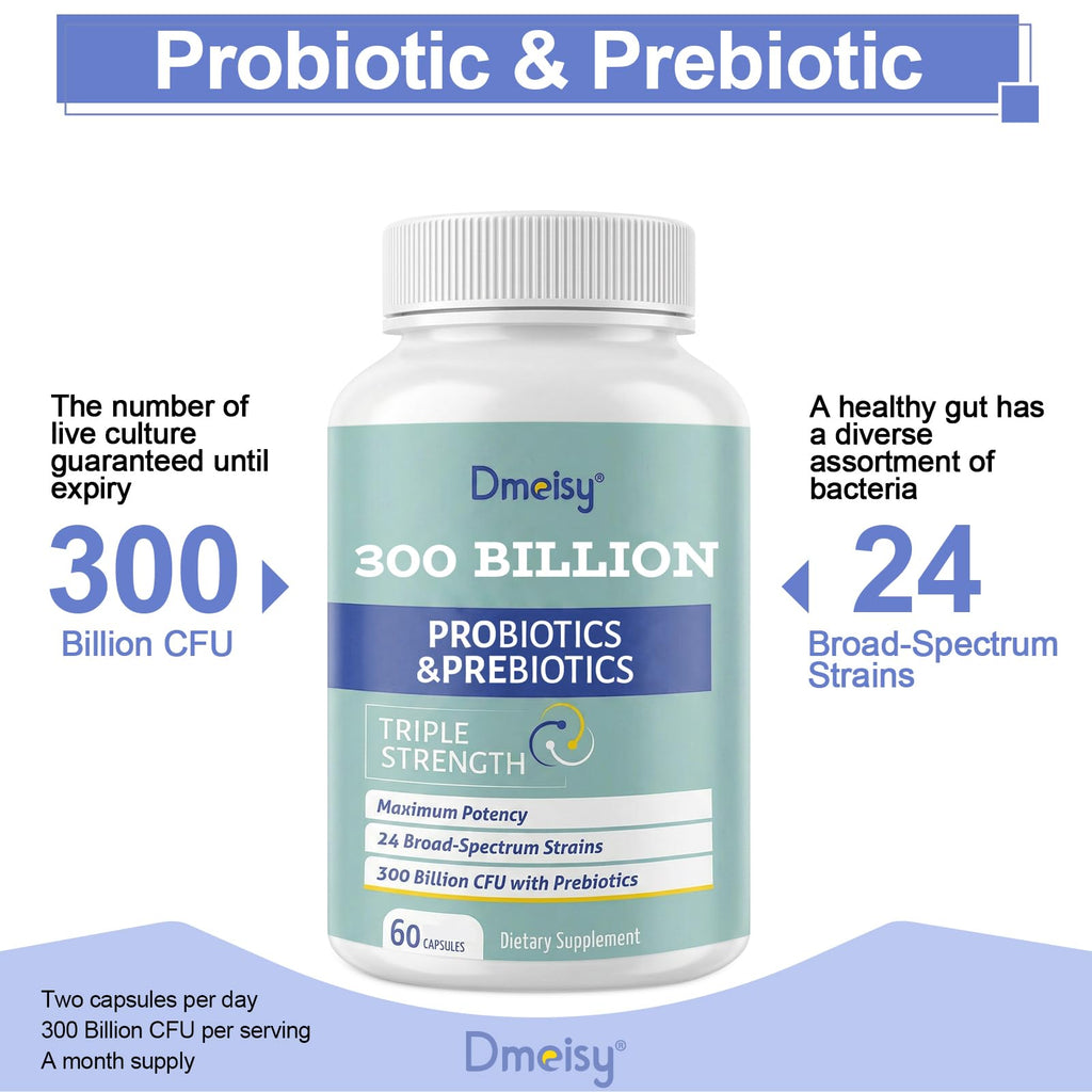 probiotics for men with 300 billion CFU