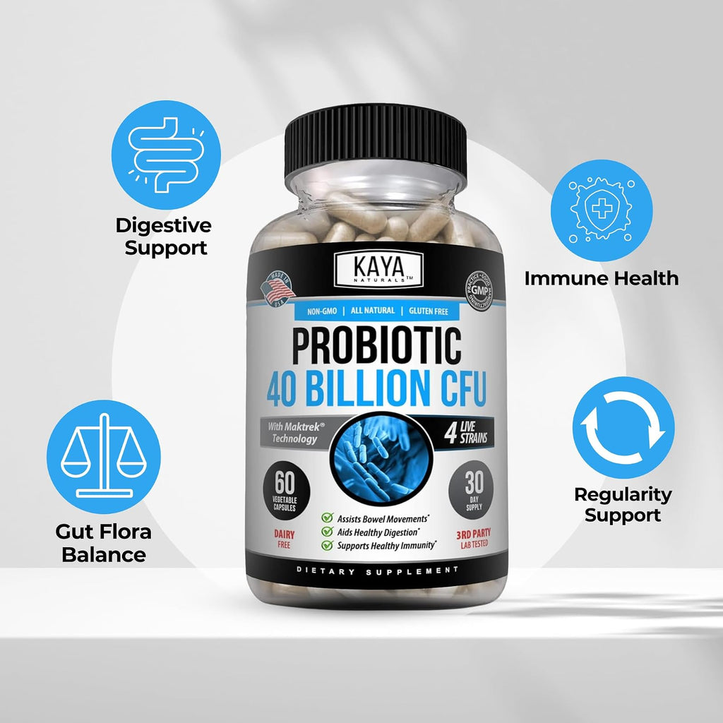 probiotics for men with 40 billion CFU