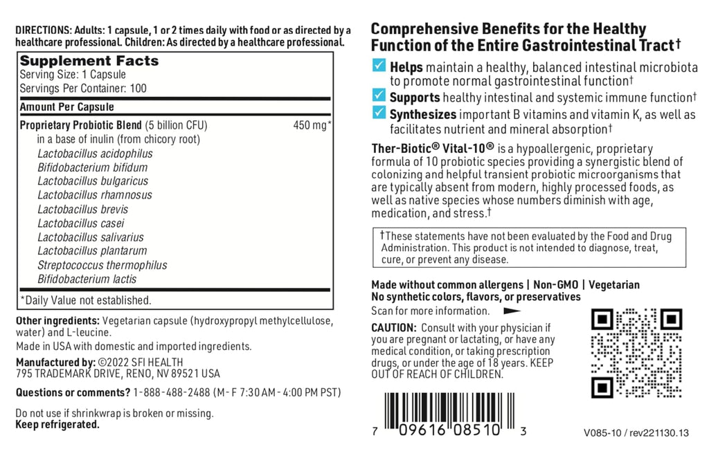 Probiotics for men with 5 billion CFU