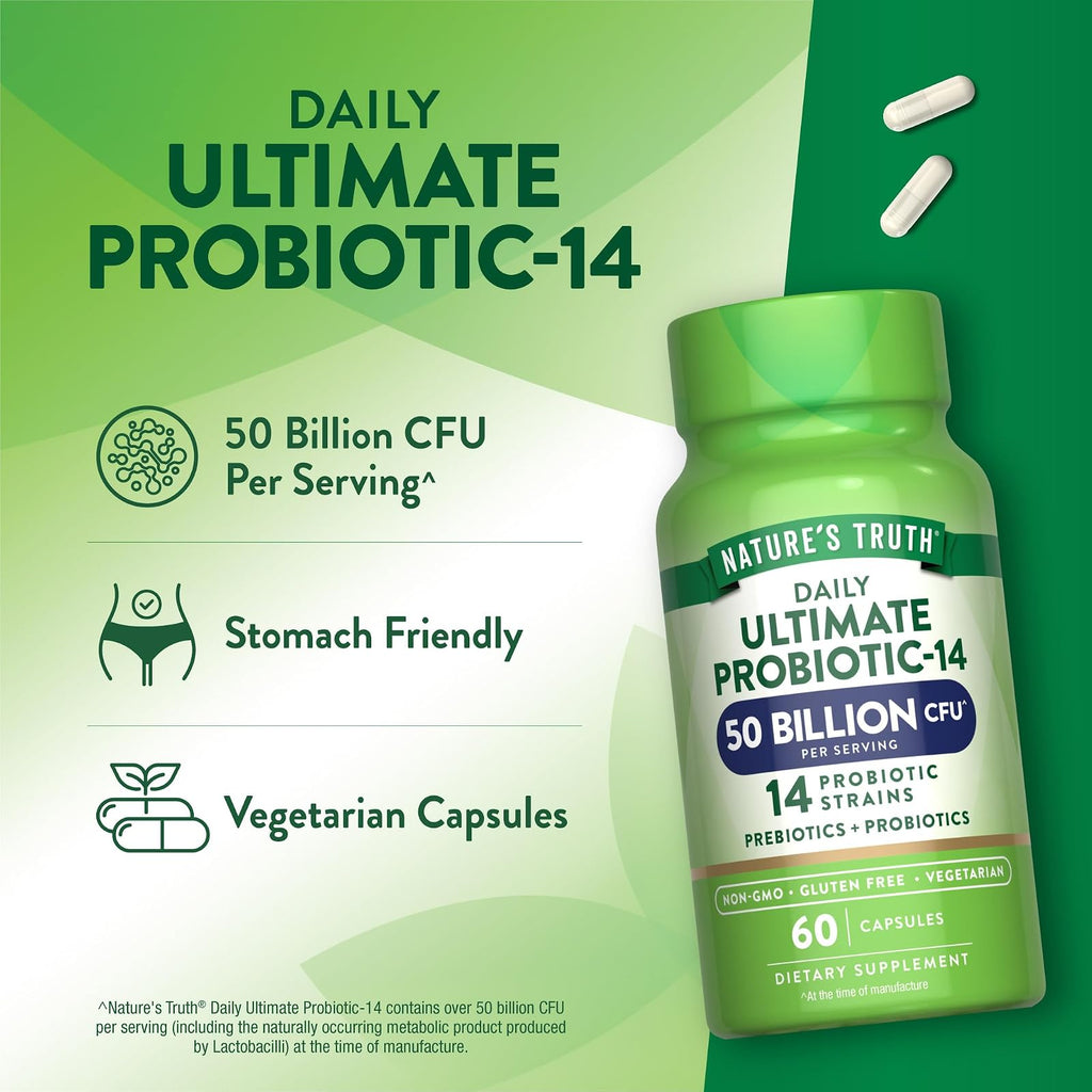 probiotics for men with 50 billion CFU